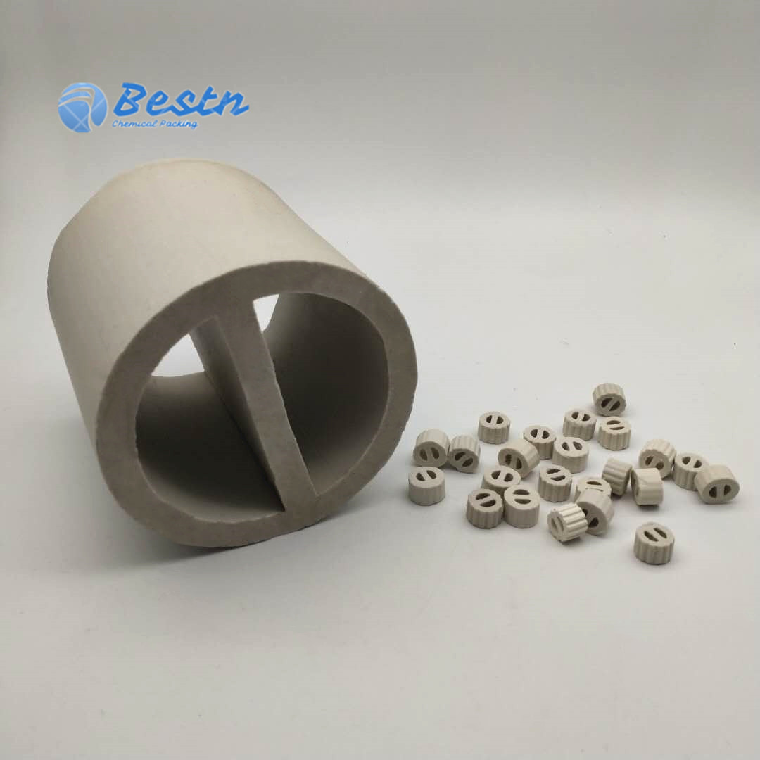 China Ceramic Filter Media Random Packing Ceramic Lessing Ring for RTO ...