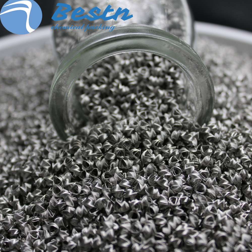 China SS316 Stainless Steel Metal Wire Triangular/Fenske Spiral for Lab ...