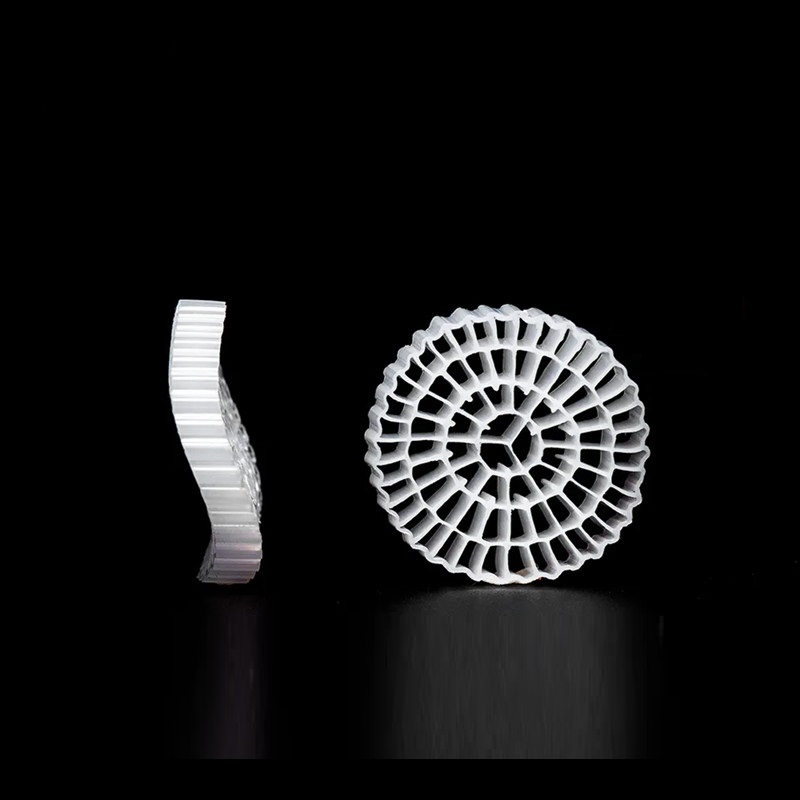 China PE75S HDPE MBBR Filter Media 25*4mm for Waste Water Treatment ...